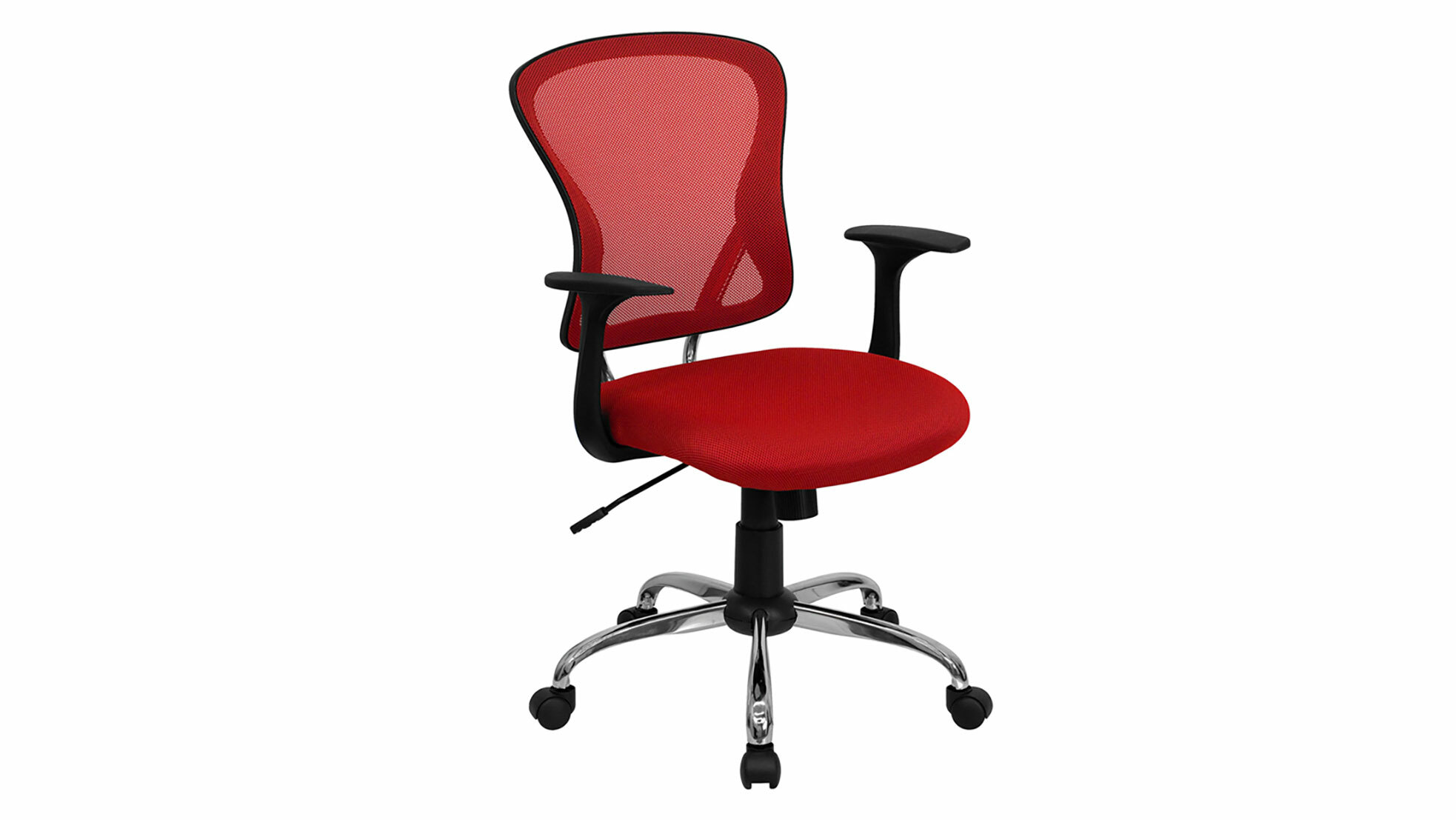 Red Mesh Office Chair Fly By Night Furniture